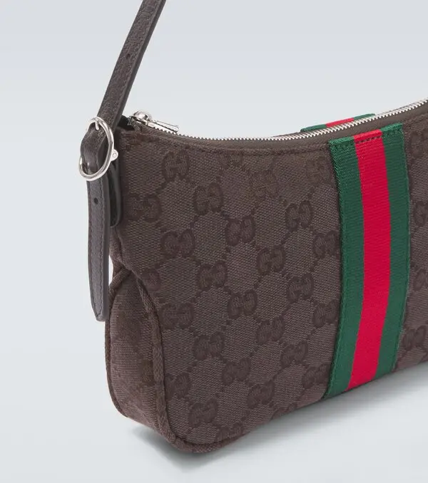 Gucci Lunetta Small Gg Canvas Crossbody Bag