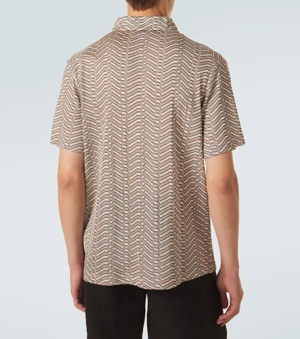 Missoni Greek Key Polo Shirt