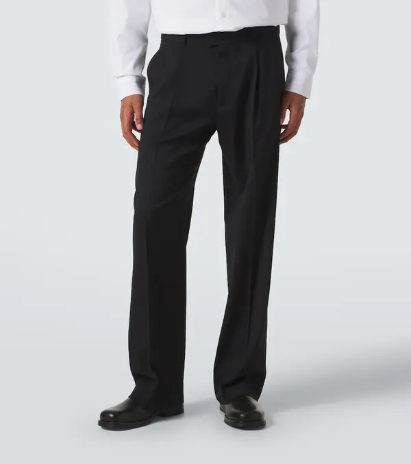 Our Legacy Virgin Wool Straight Leg Trousers