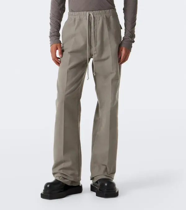 Rick Owens Dietrich Cotton Straight-leg Pants
