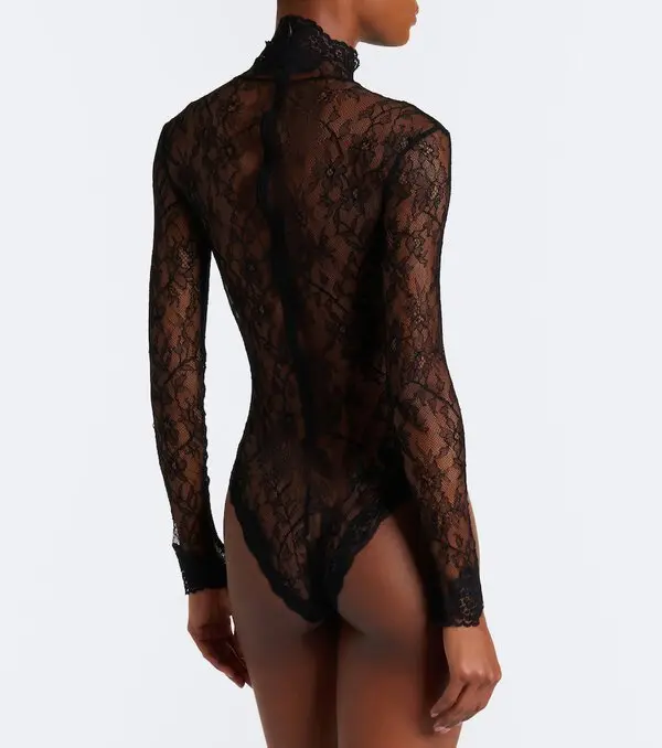 Valentino Garavani Lace Bodysuit - Black