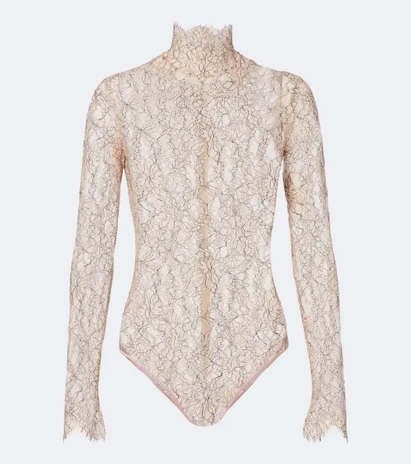 Valentino Garavani Lace Bodysuit - Pink