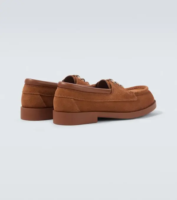 Bottega Veneta Pier Suede Boat Shoes