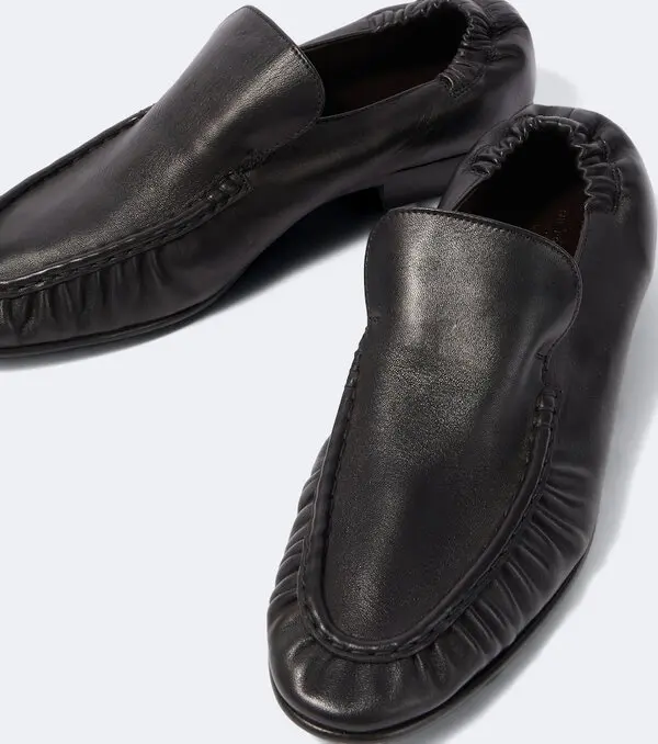 THE ROW Soft Two Leather Loafers