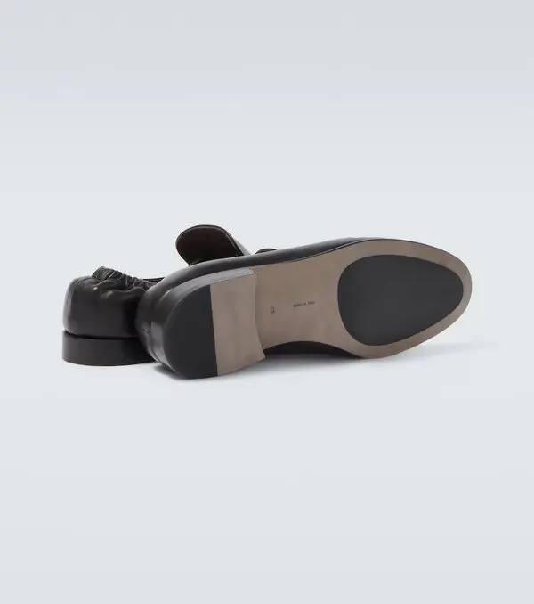 THE ROW Soft Two Leather Loafers