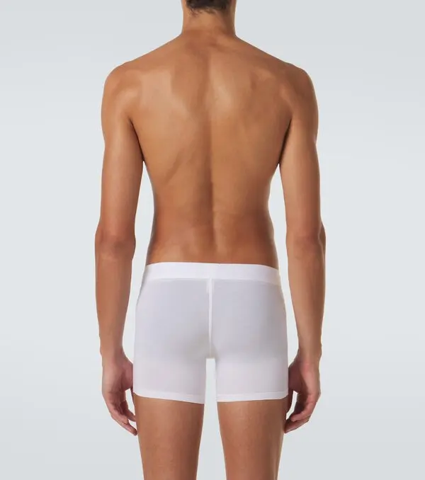Zimmerli Cotton Jersey Boxer Briefs - White