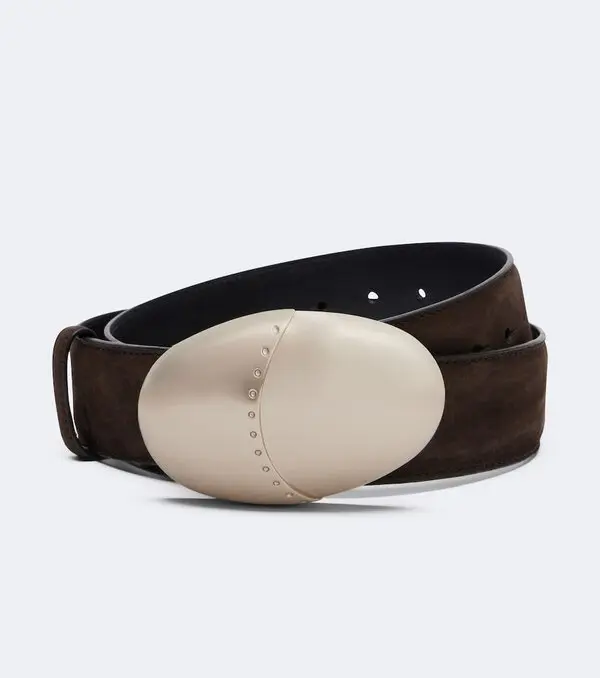 Altuzarra Ying Yang Leather Belt - Brown