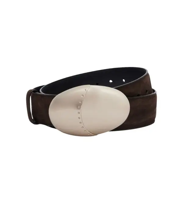 Altuzarra Ying Yang Leather Belt - Brown
