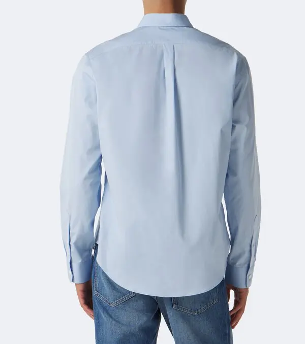 Givenchy Logo Cotton Shirt - Blue
