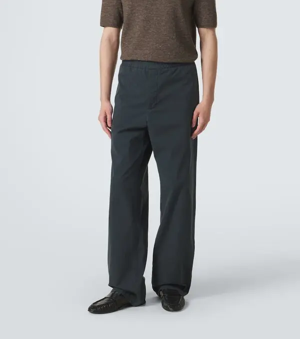 THE ROW Ari Cotton Straight Pants