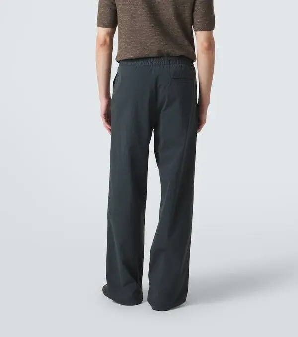 THE ROW Ari Cotton Straight Pants