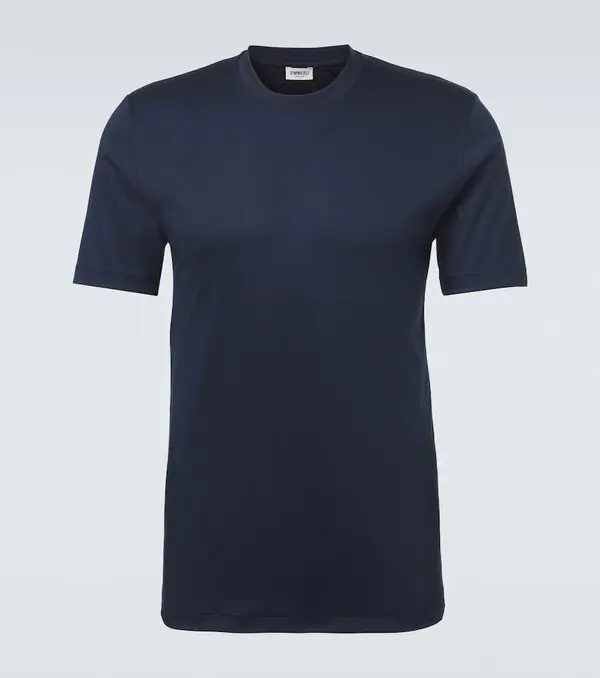 Zimmerli Cotton T-shirt - Blue