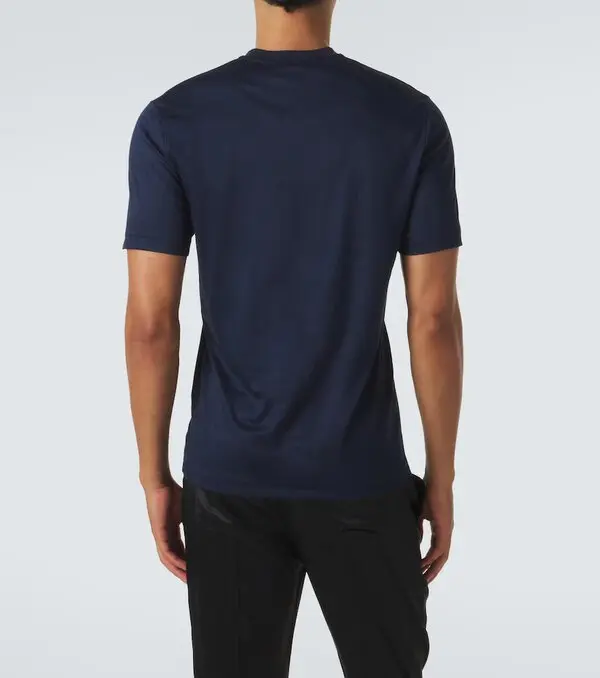 Zimmerli Cotton T-shirt - Blue