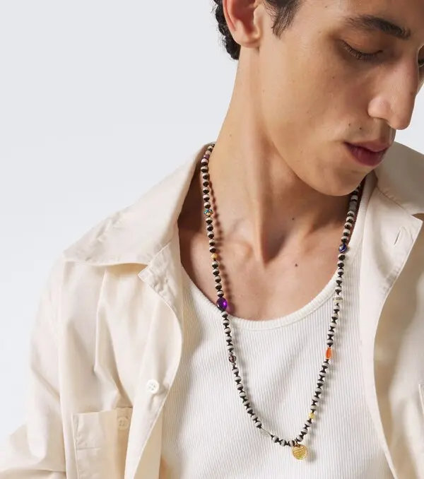 Ileana Makri Beaded Gemstone Necklace