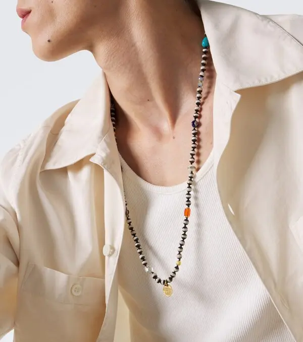 Ileana Makri Beaded Gemstone Necklace