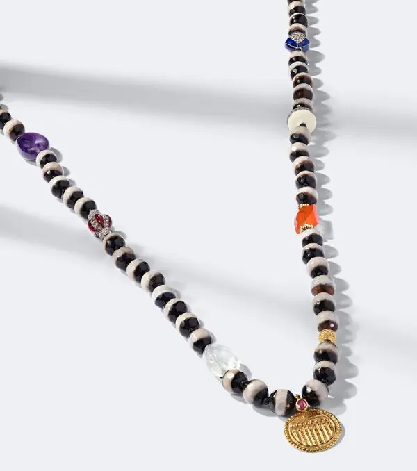 Ileana Makri Beaded Gemstone Necklace