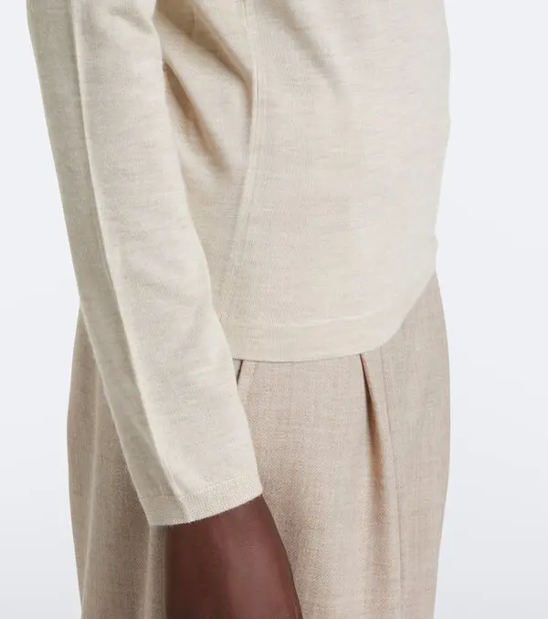 Brunello Cucinelli Cashmere And Silk Turtleneck Sweater