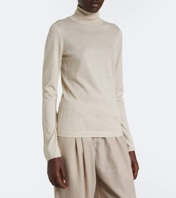 Brunello Cucinelli Cashmere And Silk Turtleneck Sweater