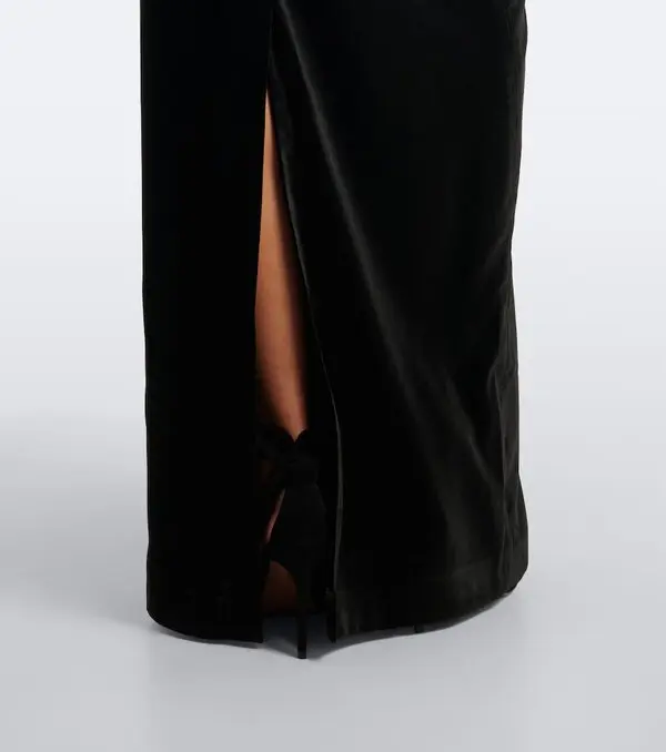 Safiyaa One-shoulder Gown - Black