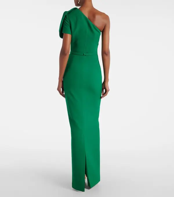 Safiyaa One-shoulder Crêpe Gown