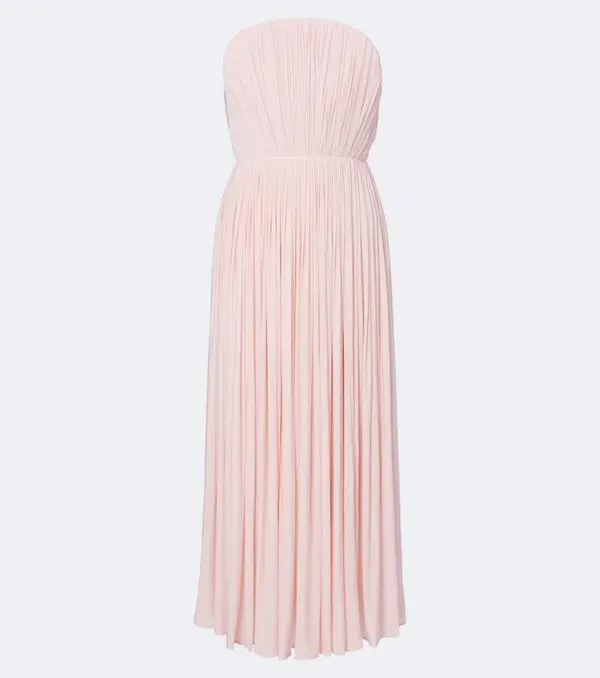 Magda Butrym Pleated Bustier Cocktail Dress - Pink