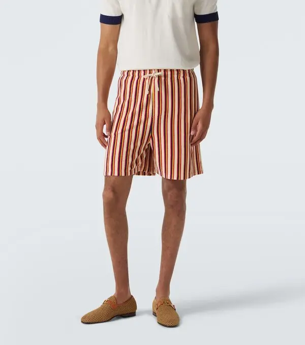 Valentino Garavani Striped Terry Shorts