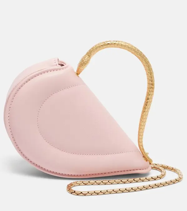 BVLGARI Serpenti Cuoricino Mini Top-handle Bag - Pink