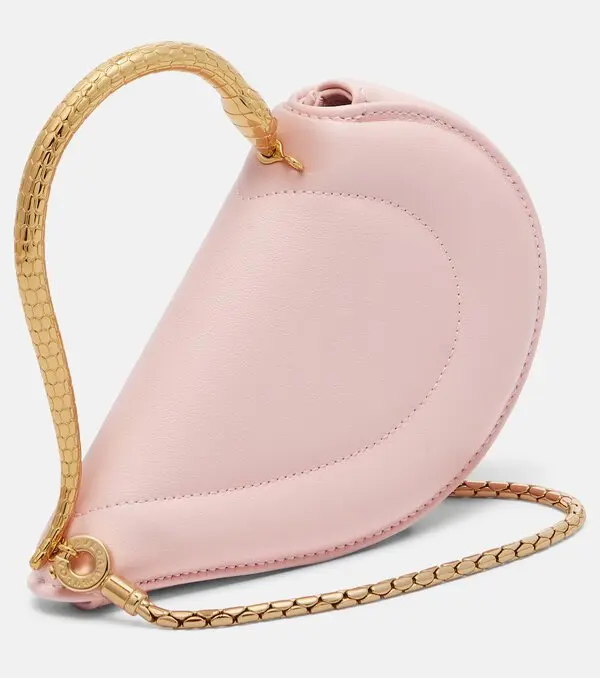 BVLGARI Serpenti Cuoricino Mini Top-handle Bag - Pink