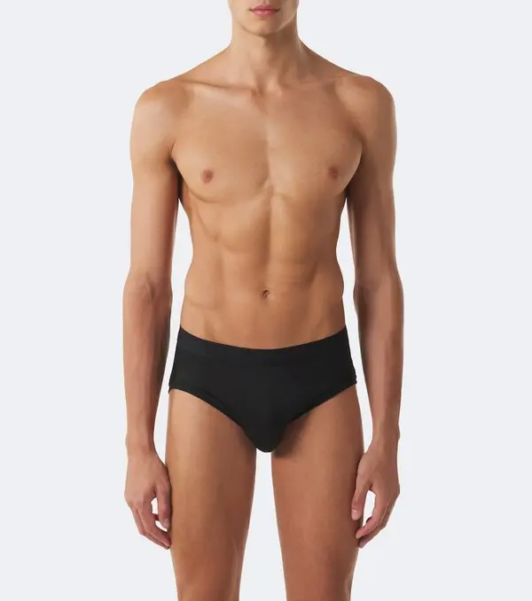 Zimmerli Cotton Jersey Briefs - Black