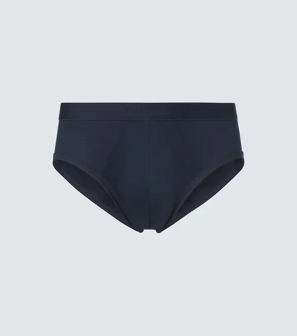Zimmerli Cotton Jersey Briefs - Blue