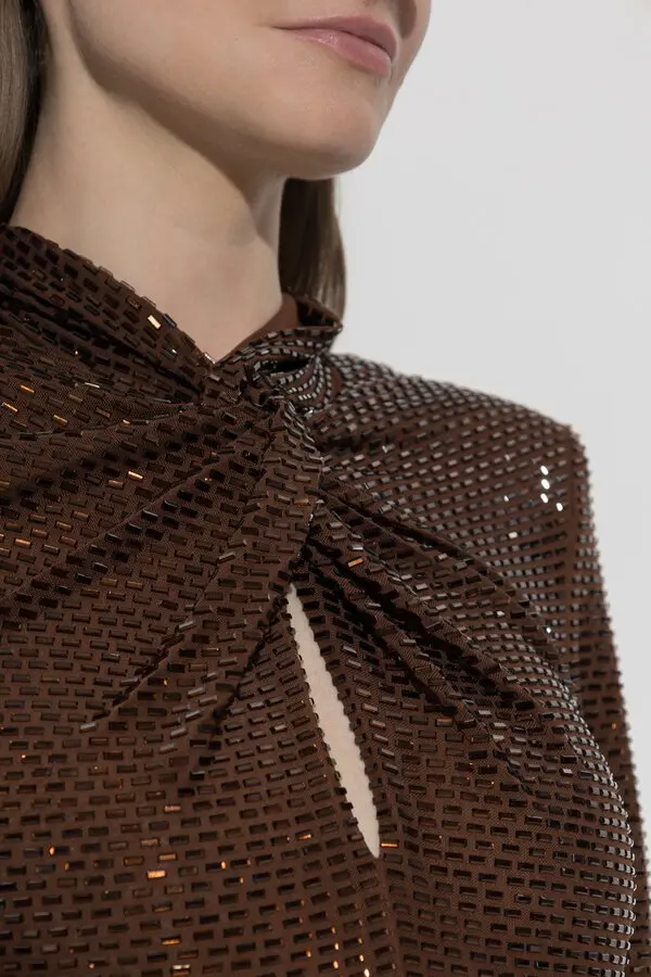 SELF-PORTRAIT Dress With Shimmering Sequins