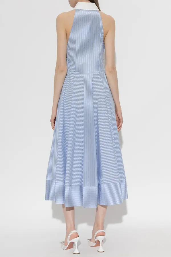 SELF-PORTRAIT Dress With A Striped Pattern