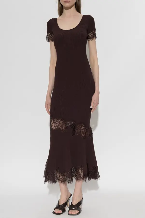 SELF-PORTRAIT Dress With Lace Inserts