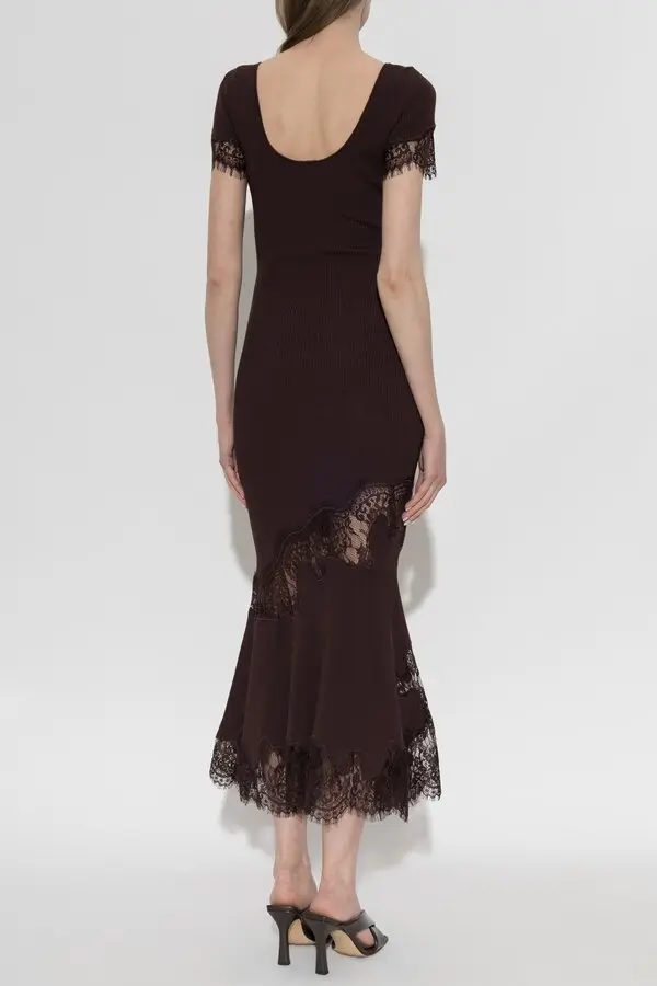 SELF-PORTRAIT Dress With Lace Inserts