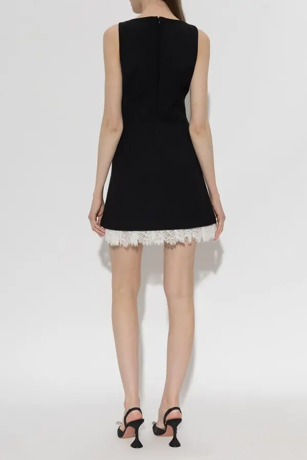 SELF-PORTRAIT Dress With Lace Trim