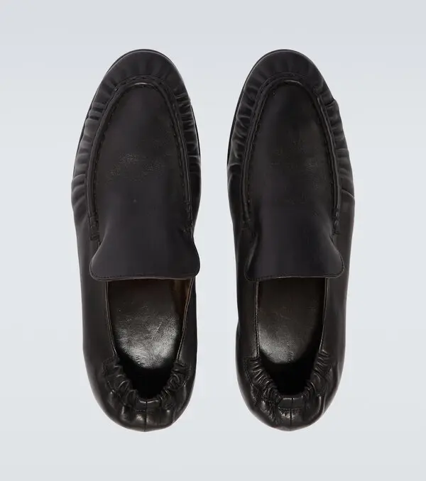 THE ROW Soft Two Leather Loafers