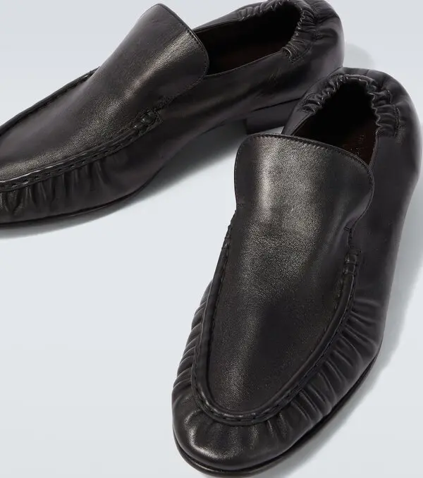 THE ROW Soft Two Leather Loafers