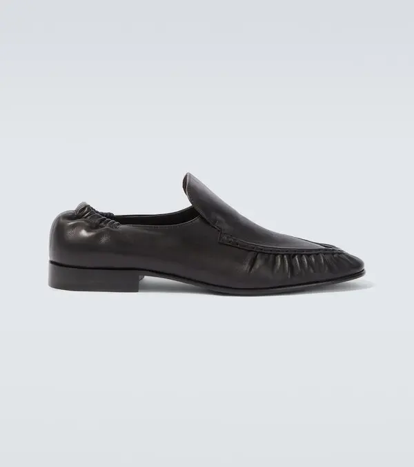 THE ROW Soft Two Leather Loafers
