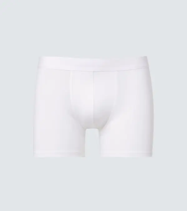 Zimmerli Cotton Jersey Boxer Briefs - White