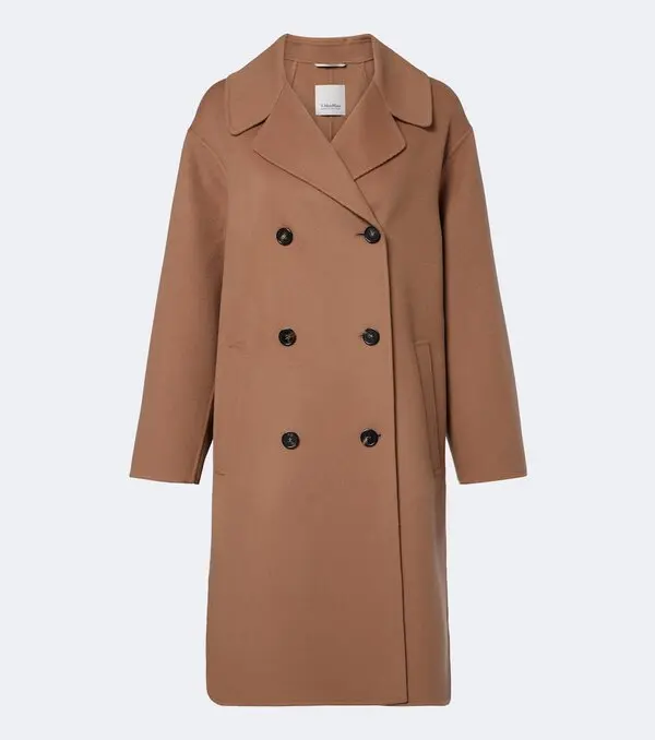 Max Mara Double-breasted Virgin Wool Coat