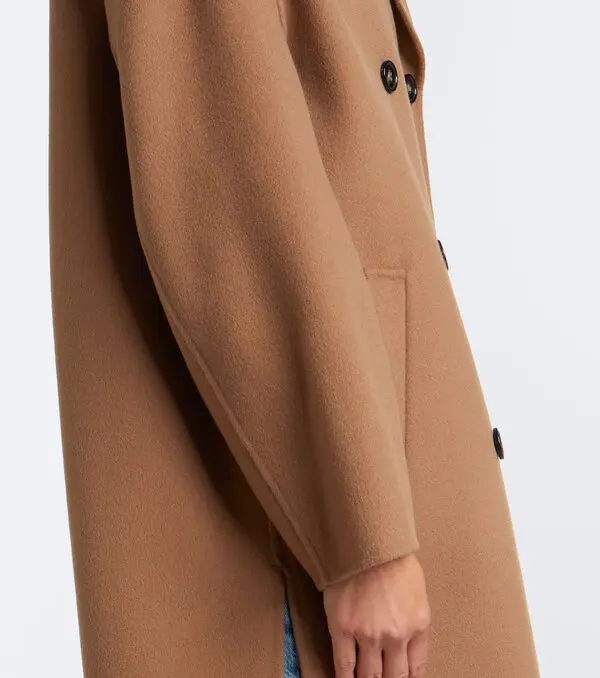 Max Mara Double-breasted Virgin Wool Coat