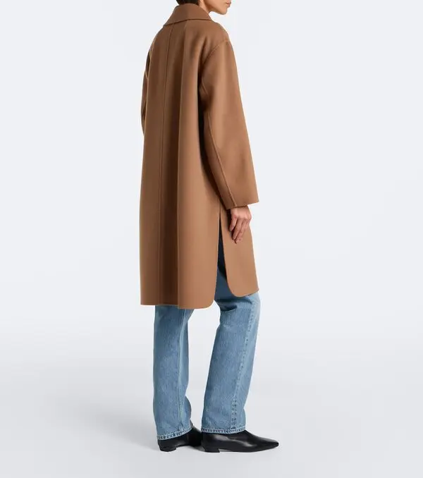 Max Mara Double-breasted Virgin Wool Coat