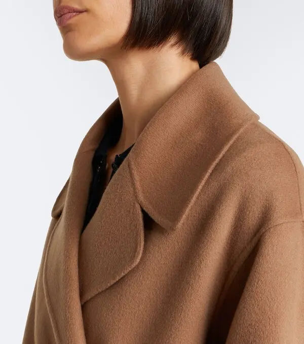 Max Mara Double-breasted Virgin Wool Coat