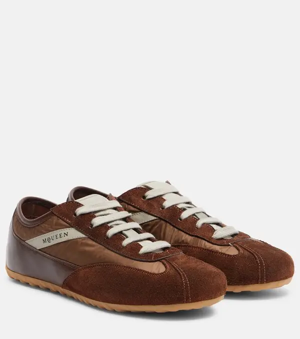Alexander McQueen Suede And Calf Leather Sneakers