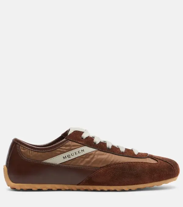 Alexander McQueen Suede And Calf Leather Sneakers