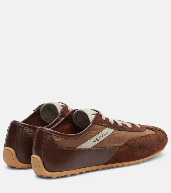 Alexander McQueen Suede And Calf Leather Sneakers