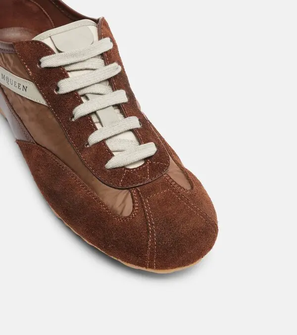 Alexander McQueen Suede And Calf Leather Sneakers