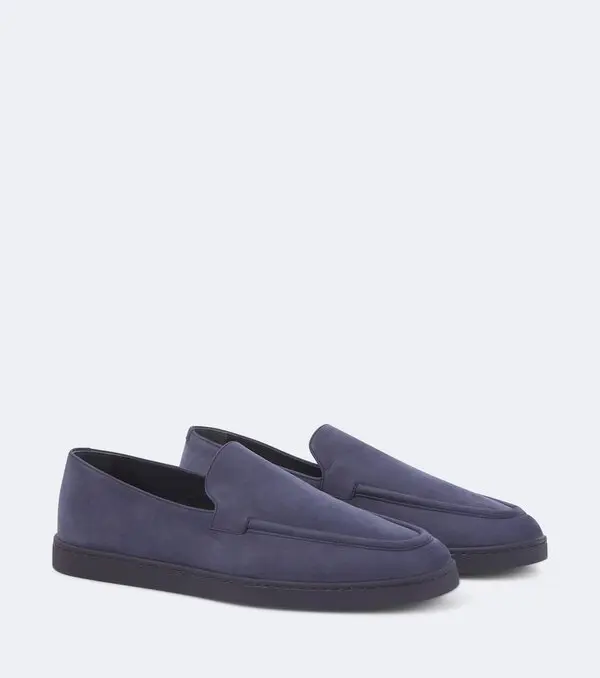 Church's Stanley Nubuck Leather Loafers Navy