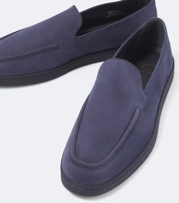Church's Stanley Nubuck Leather Loafers Navy