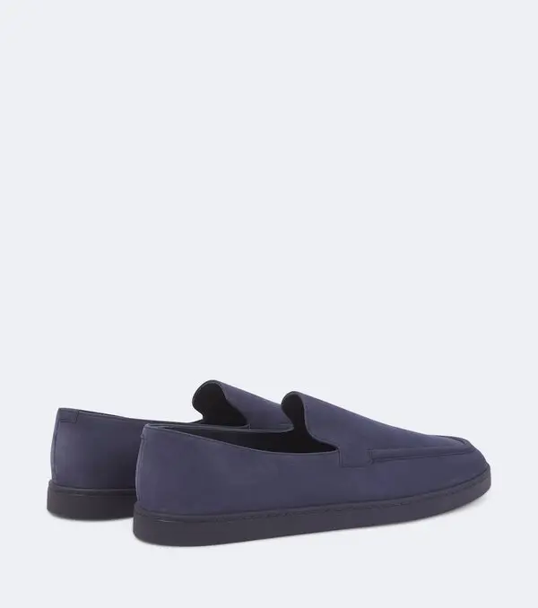 Church's Stanley Nubuck Leather Loafers Navy